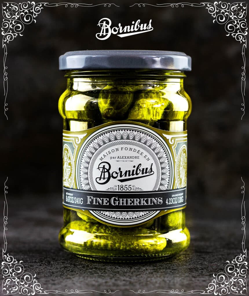 Bornibus Gherkins : Fine (Cornichons Fins) pickles, whole, 8.5oz (240g ...