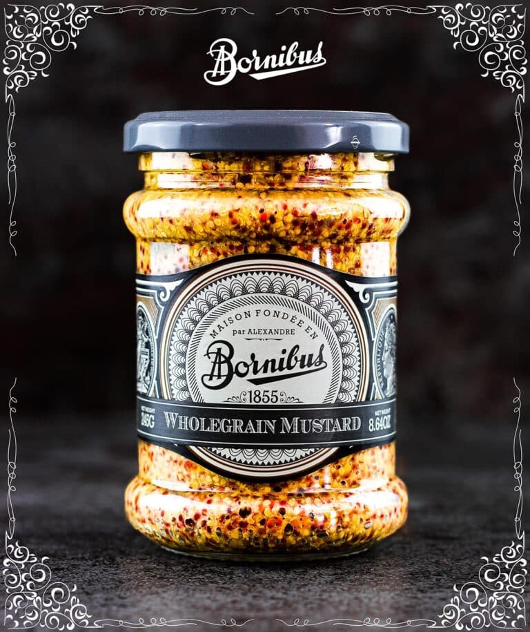 Bornibus Mustard : Wholegrain (Moutarde en Grains), 8.6oz (245g) - Miz ...