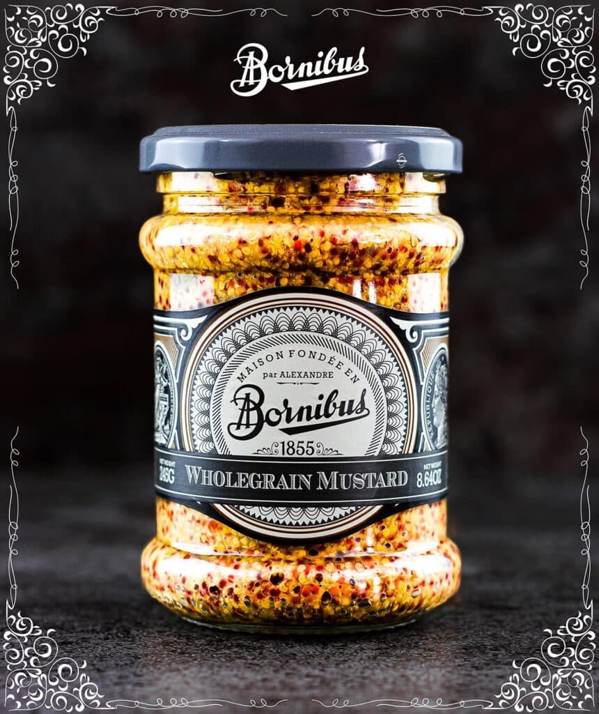 Bornibus Mustard : Wholegrain (Moutarde en Grains), 8.6oz (245g) - Miz ...