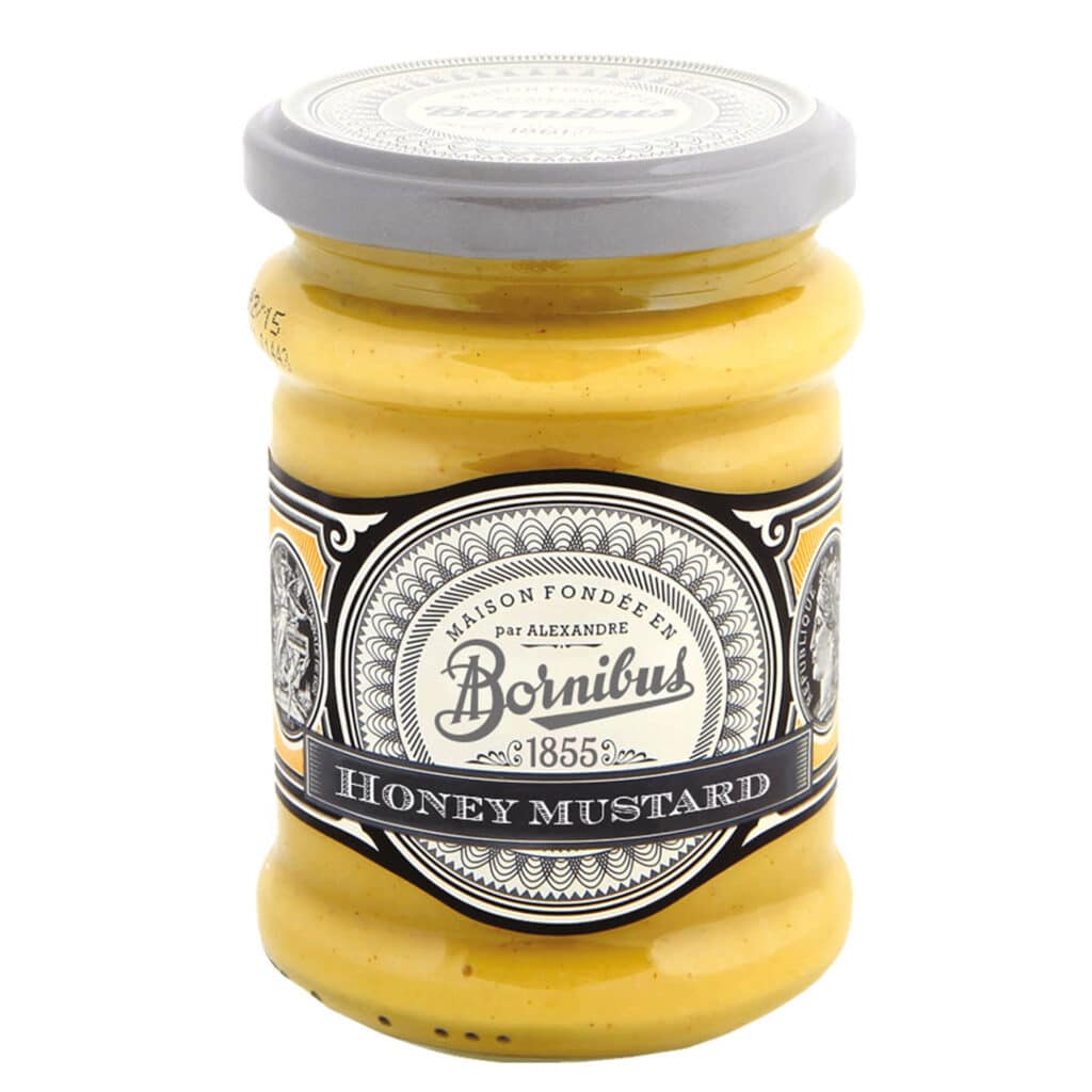 Bornibus Mustard: Honey (Moutarde au Miel), 9.5oz (270g) - Miz En Place
