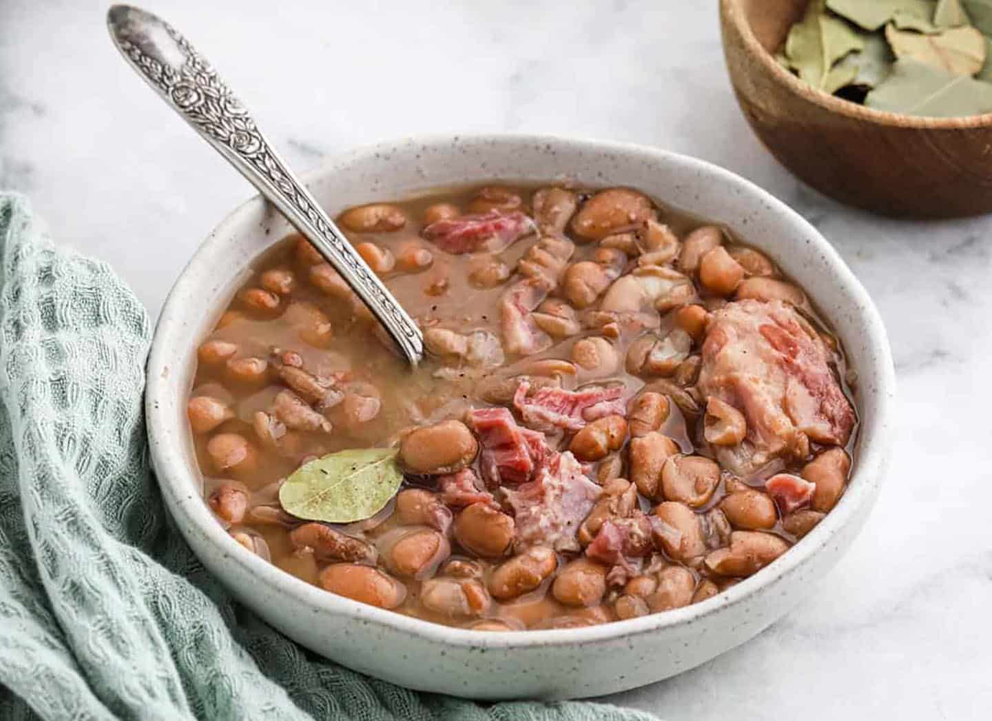 Southern Pinto Beans and Ham Hocks Stew - Miz En Place