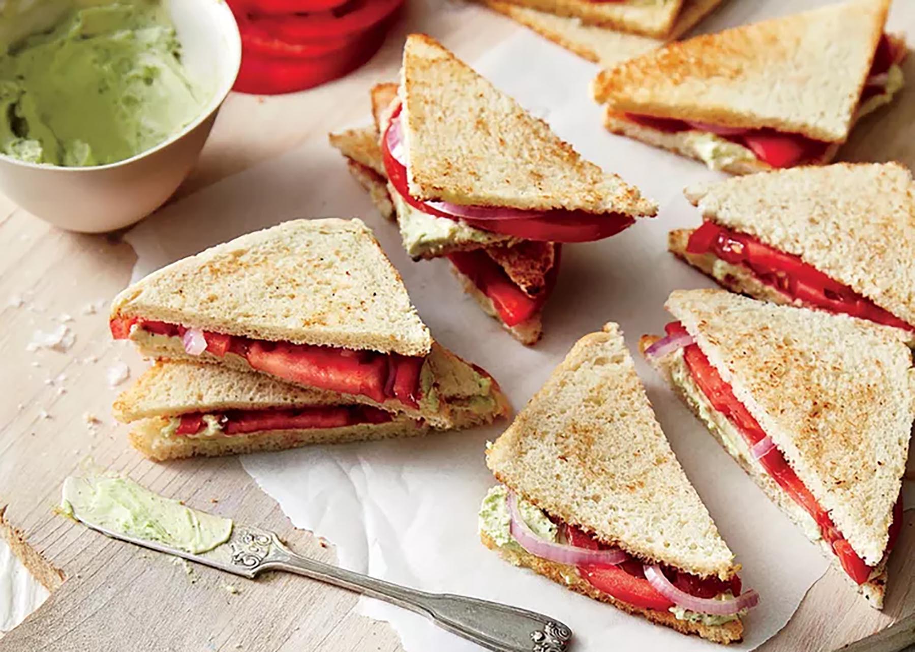 Tomato Tea Sandwiches - Miz En Place